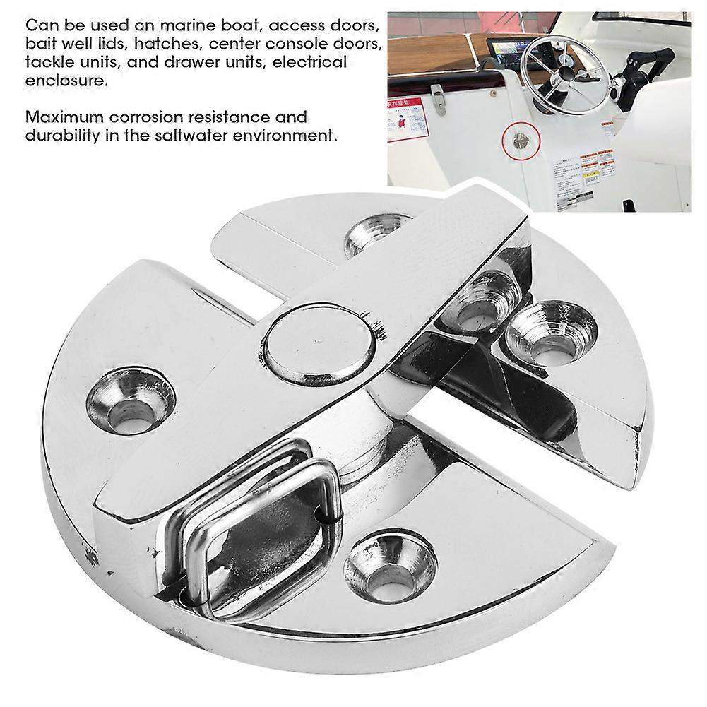 Turn Button Catch Rotate Latch Lock for Boat Door Cabinet Hatchway ...