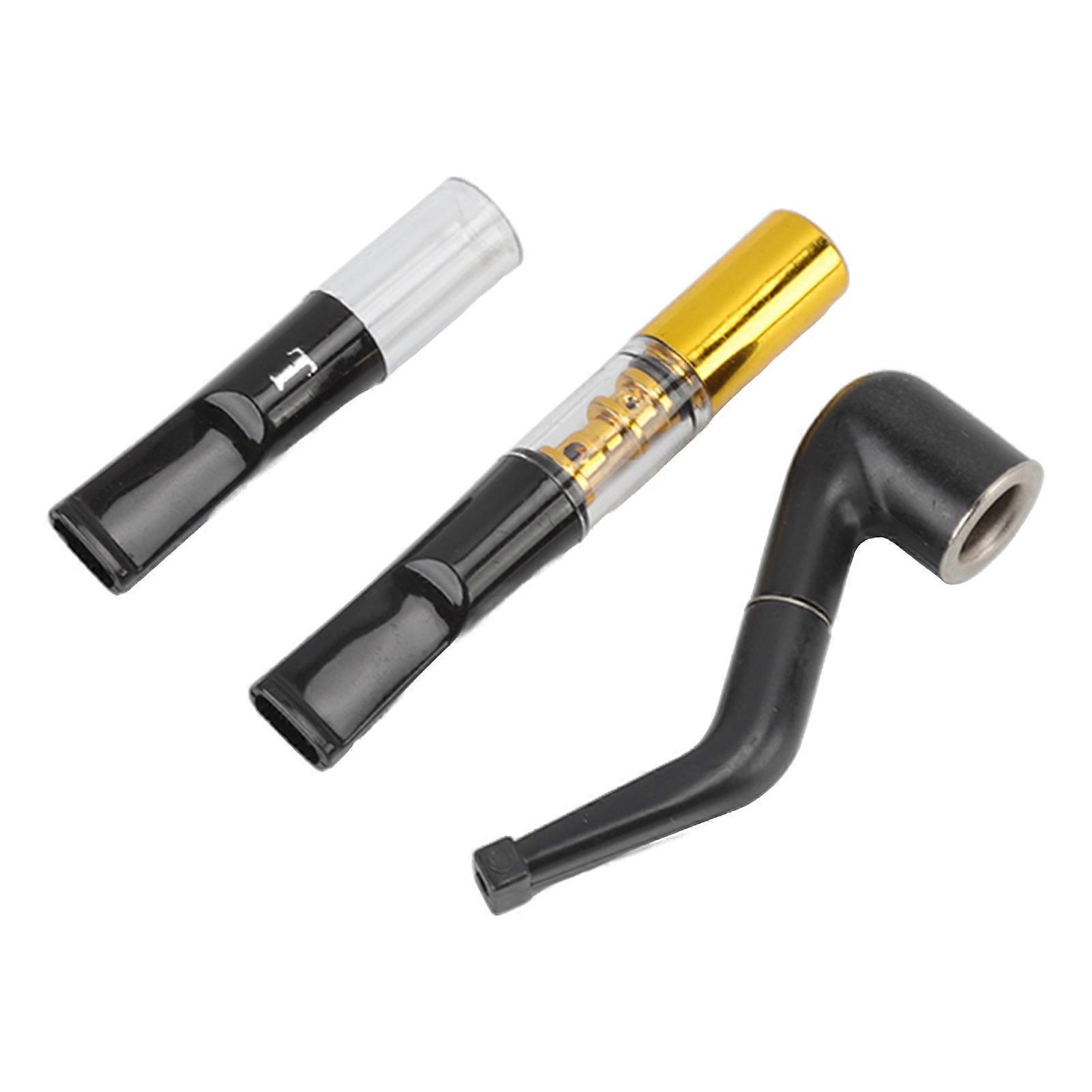 2 Sets Tobacco Smoking Pipe Set Plastic Filter Washable Recyclable ...