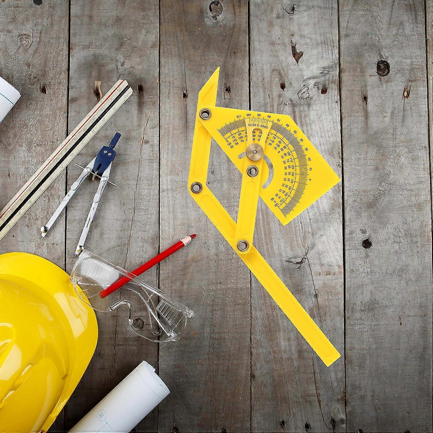 Template tool angle protractor measuring arm ruler template tool angle ...