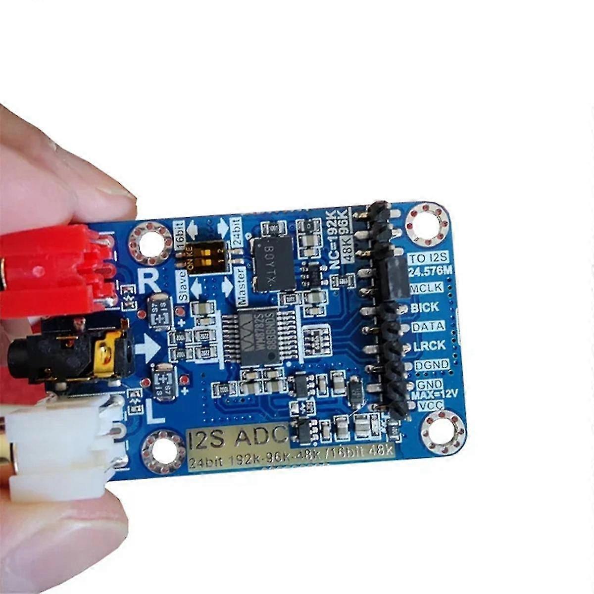 Dlhifi I2s Adc Hifi Audio Acquisition Card Module Wm8782s Master Slave ...