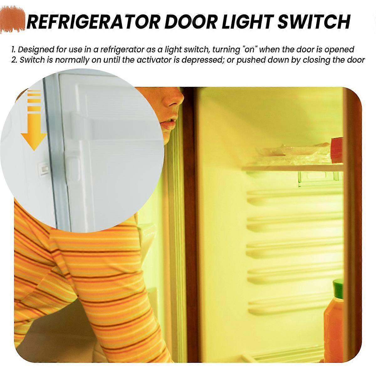 Refrigerator Door Lamp Light Switch Replacement Fridge Part Kitchen 5A ...
