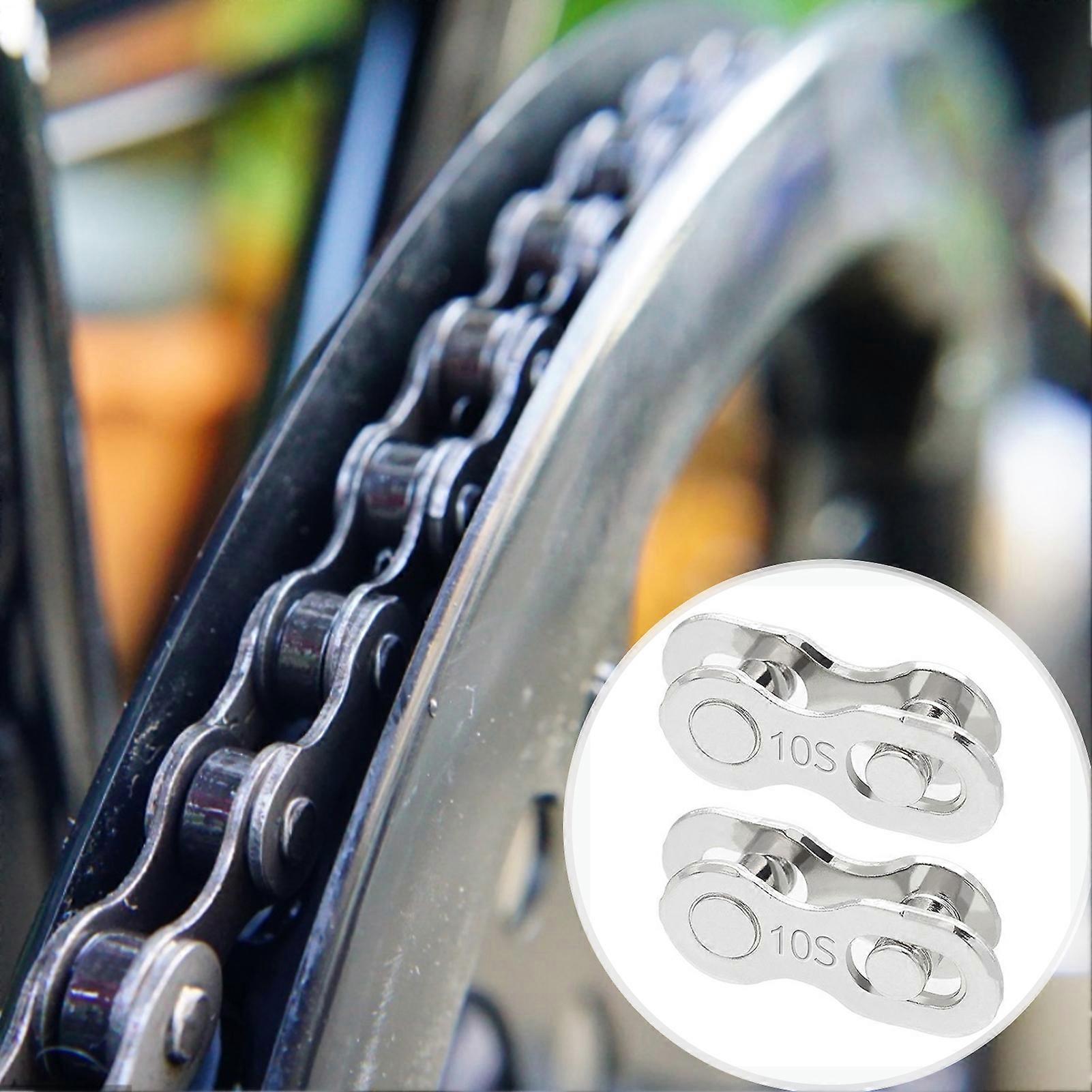 2 Pairs Bike Chain Link Connectors Bicycle Chain Missing Link Magic ...