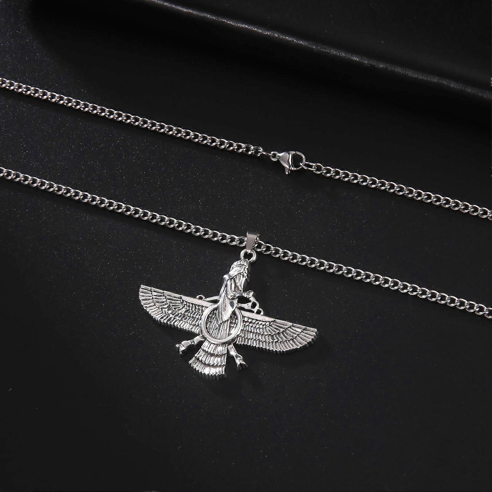 LIKGREAT Ahura Mazda Necklace for Men Persian Empire Religion ...