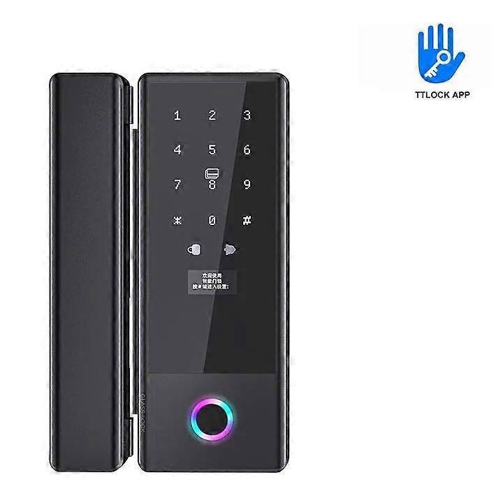 Smart lock for glass door Biometric Fingerprint Lock TTlock Wifi ...