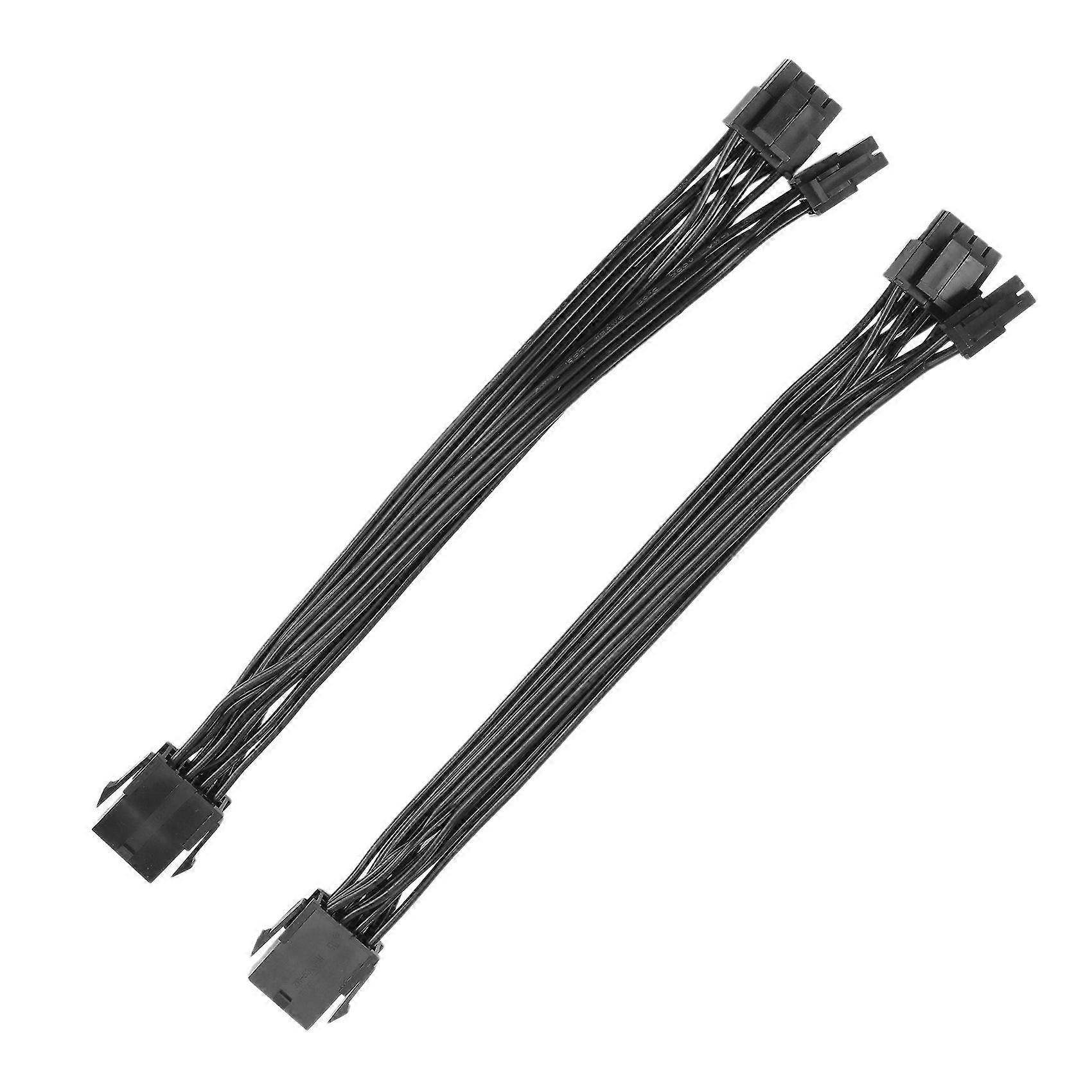 2 Pack EPS12V CPU 8 Pin Female to CPU ATX 8 Pin and ATX 4 Pin Male ...