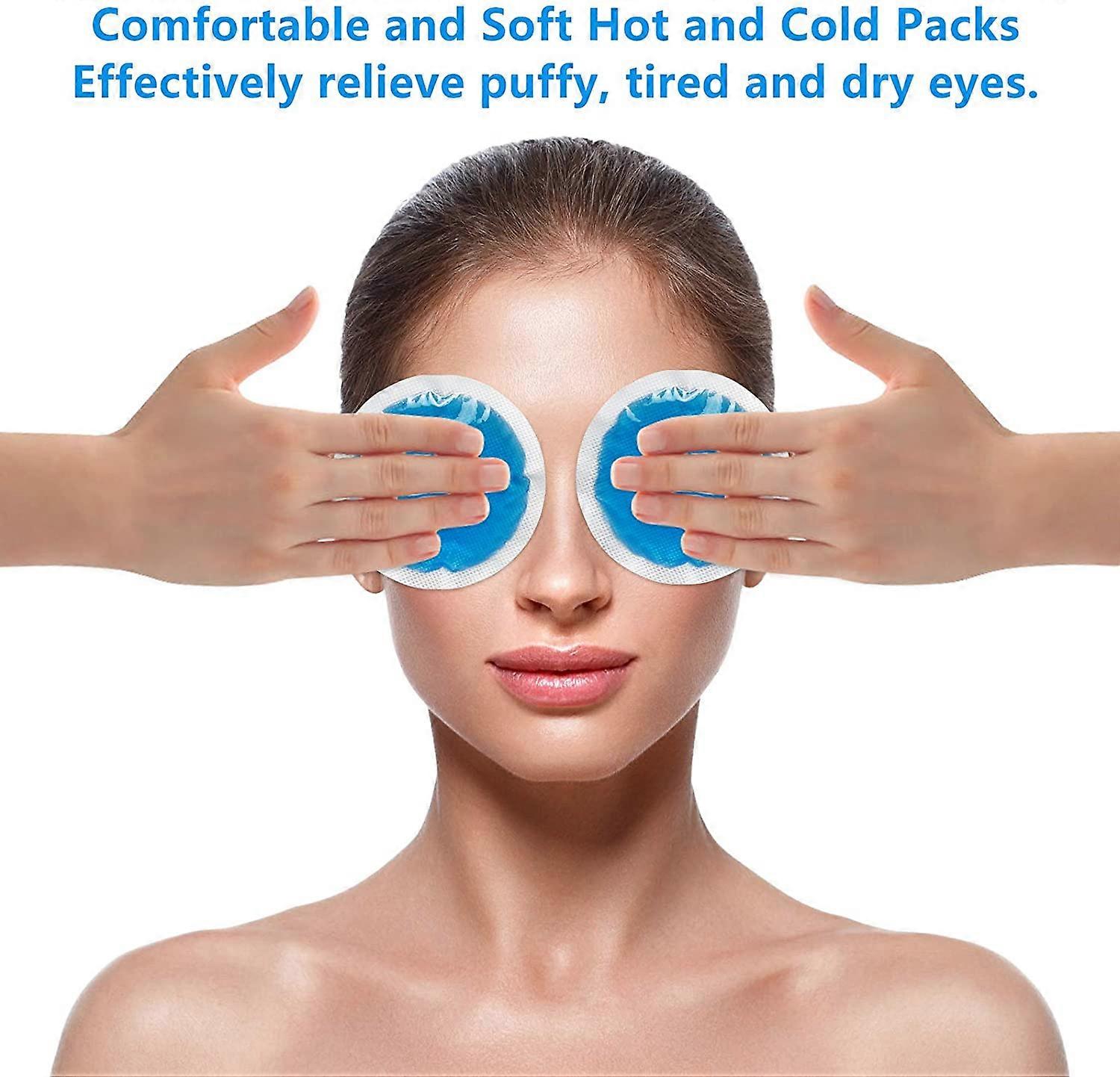 Reusable Cold Compress Kit - Round Gel Ice Pack - 10 Packs - Instant ...