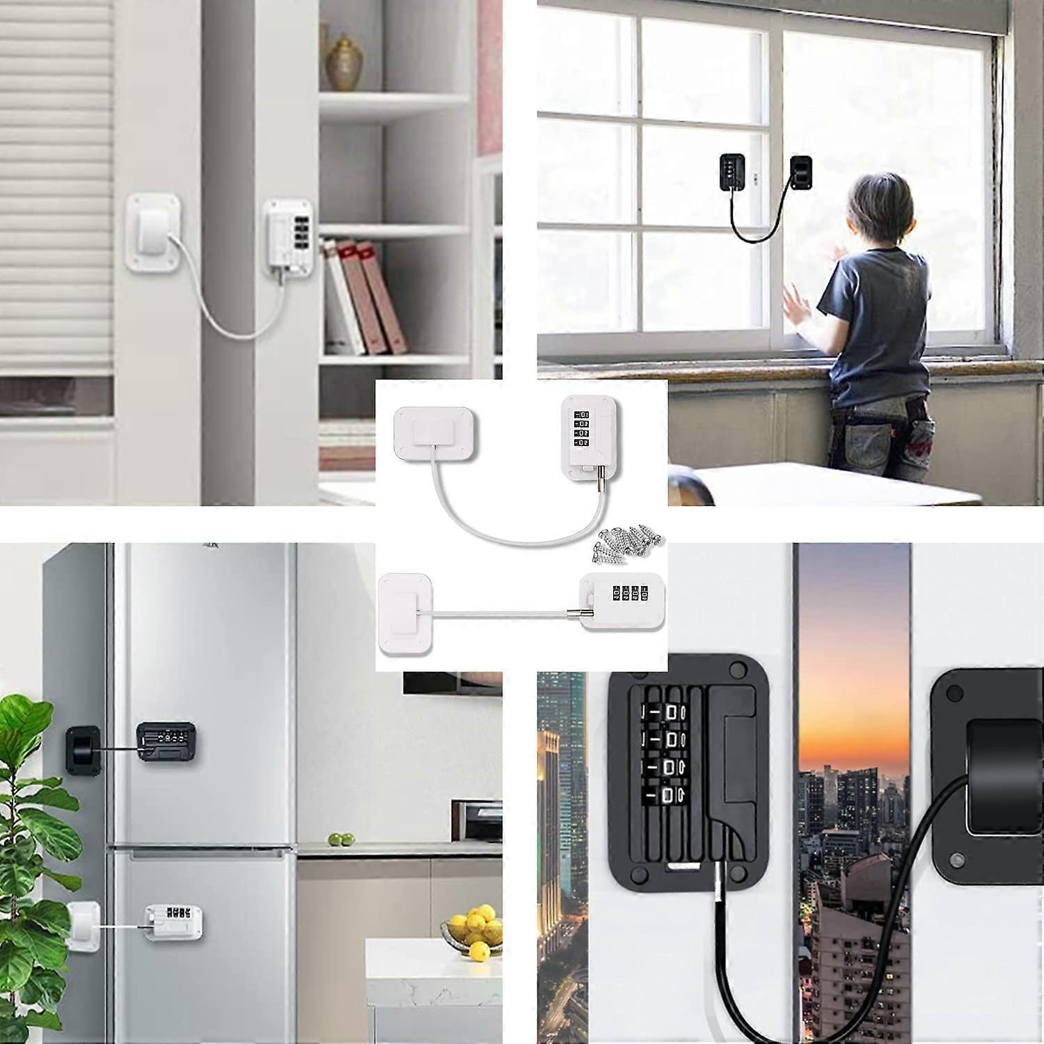 Fridge Code Combination Lock for Kids 2PCS Number Combination Locks for ...