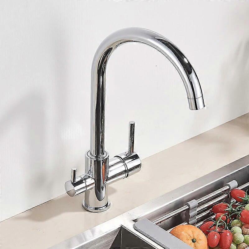 SHBSHAIMY Chrome Filter Kitchen Faucet Drinking Pure Water Kitchen Tap ...