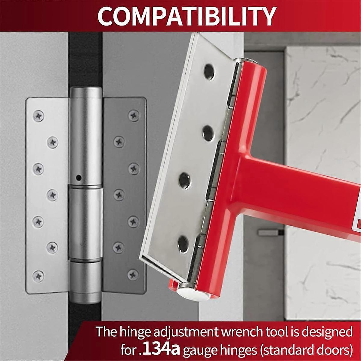 Door Hinge Adjustment Tool - Long Handle Hinge Bender Wrench.134 Gauge ...
