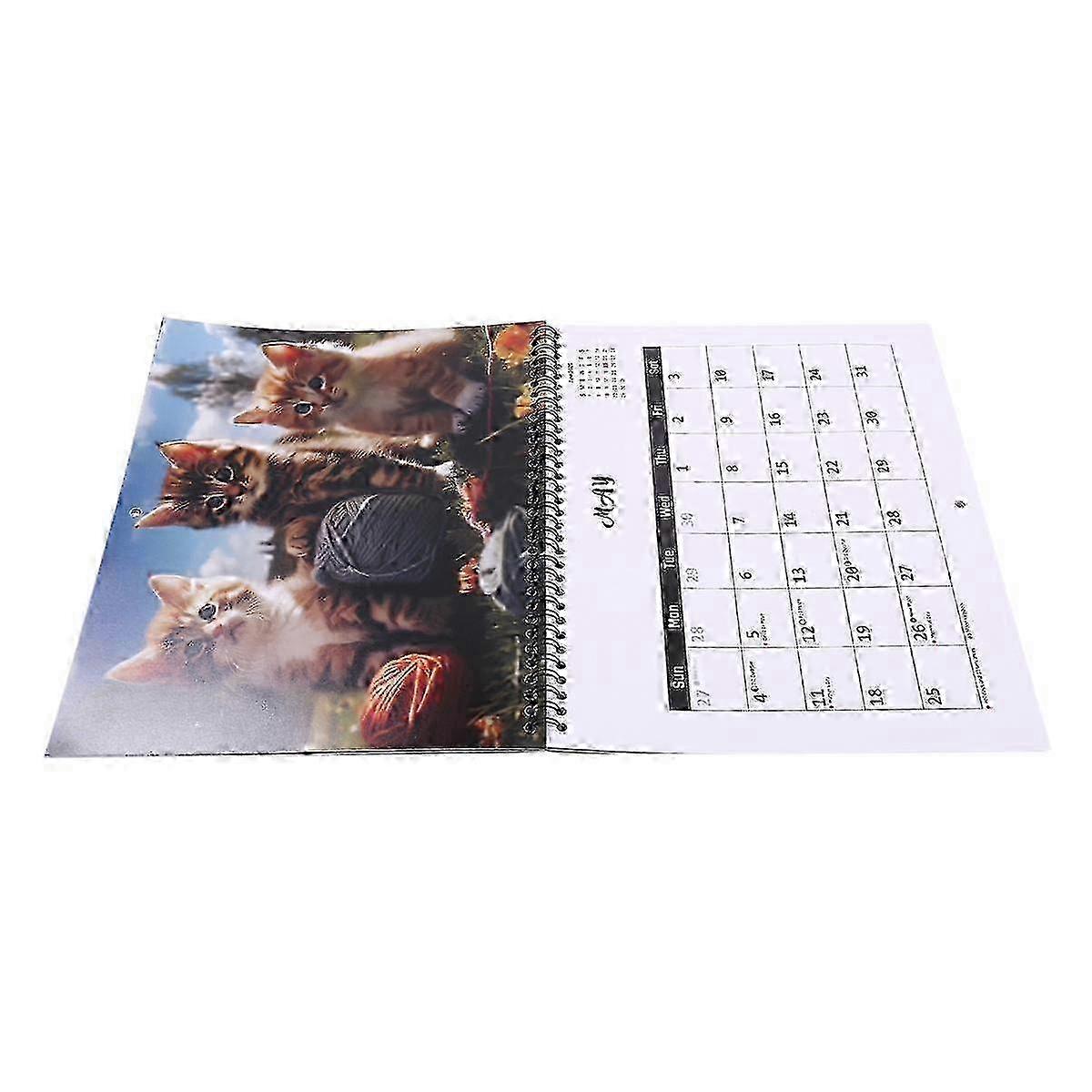 2025 Calendar Cats Monthly Wall Calendar, Family Planner Calendar ...