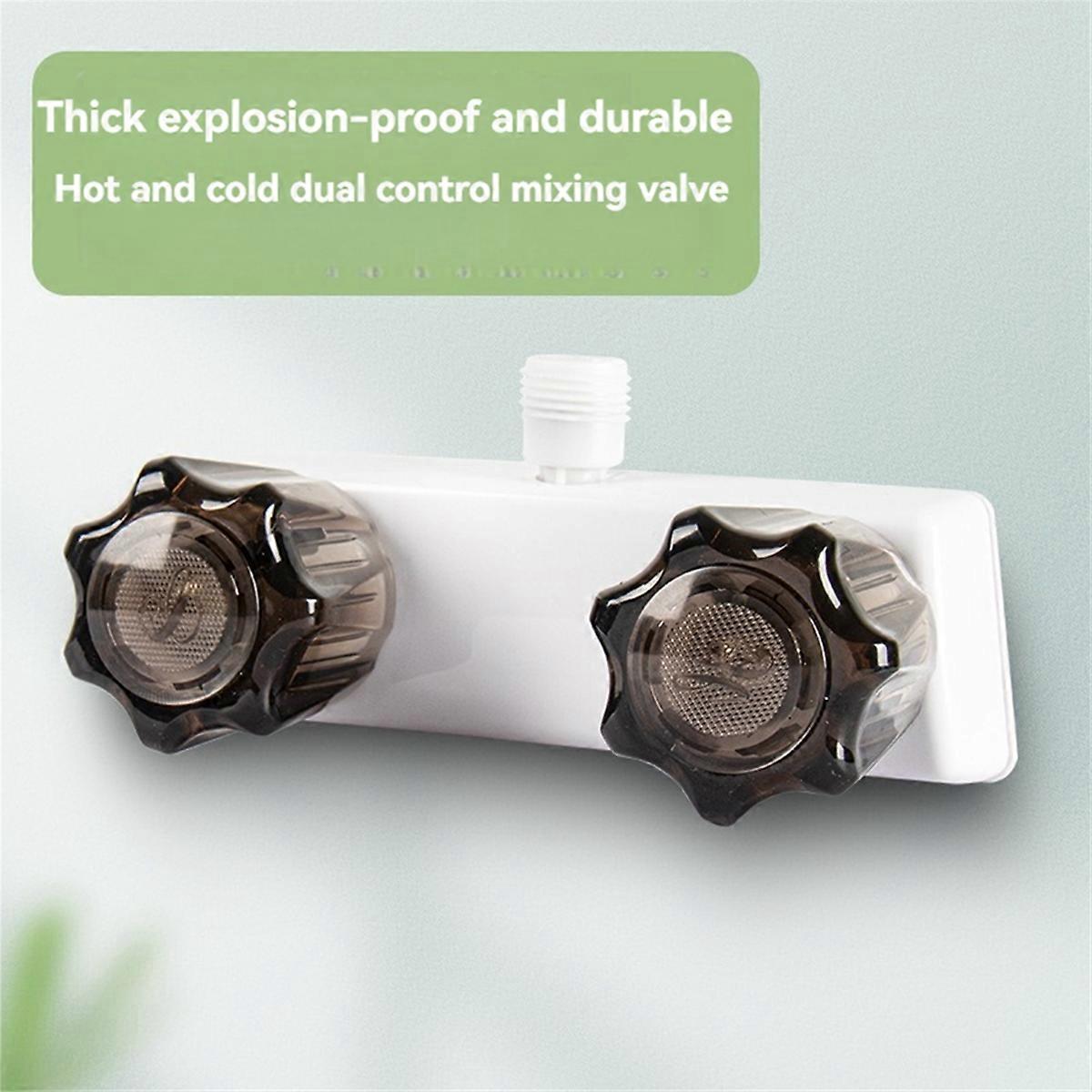 RV Shower Faucet Valve Diverter with Dual Knob for Travel Trailer,for ...