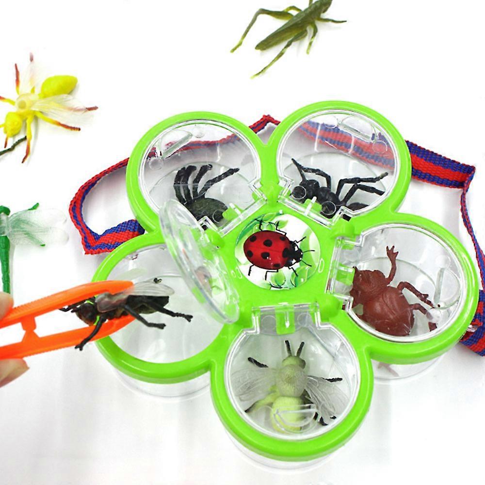Kids Insect Catcher and Observation Box with Bug Net and Binoculars ...