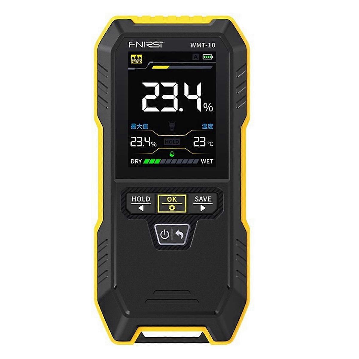 -10 Inductive Wood Moisture Meter Non-contact Timber Damp Wall Detector ...