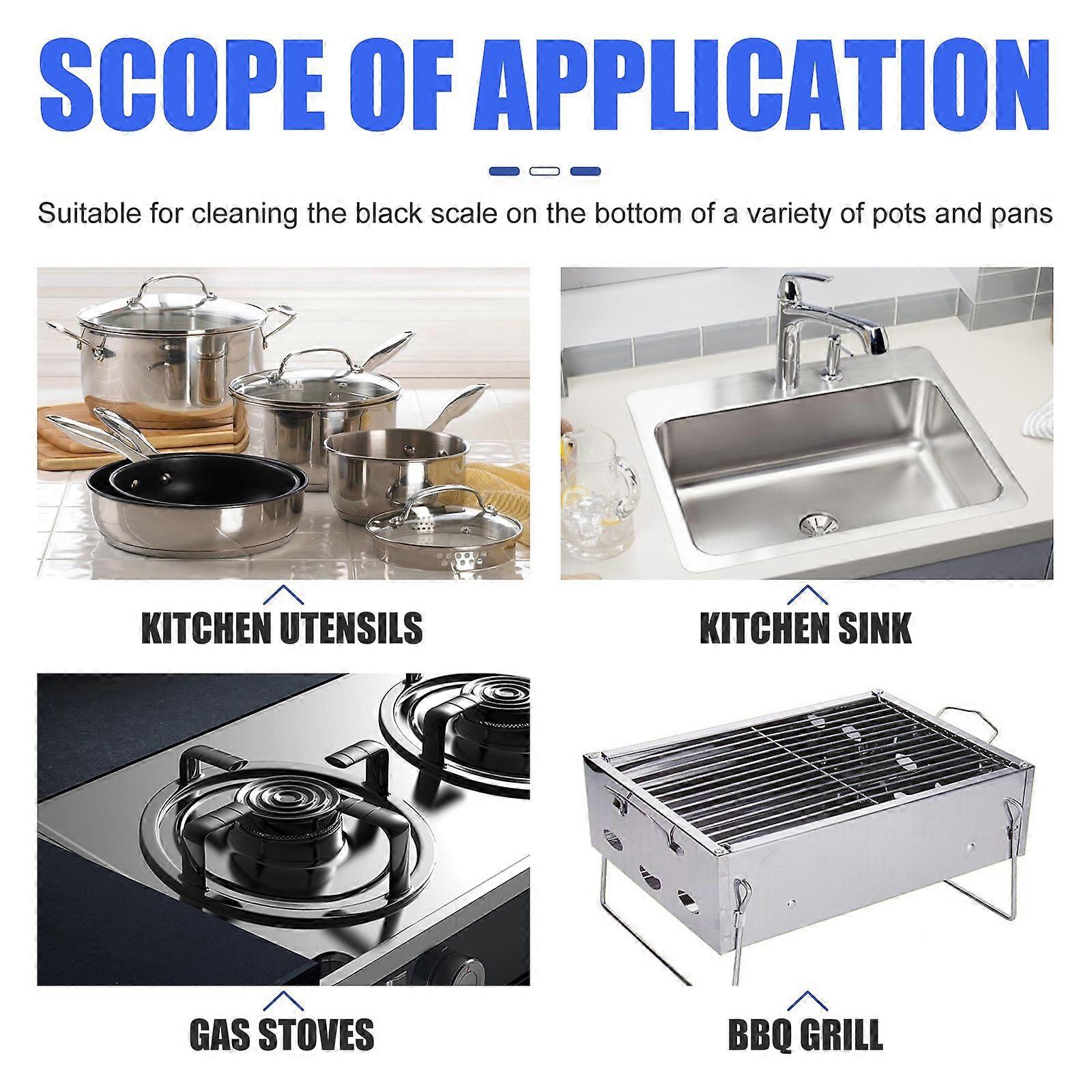 Kitchen Grease Foam Cleaner, Stove Range Hood Remove Stain Heavy Grease ...