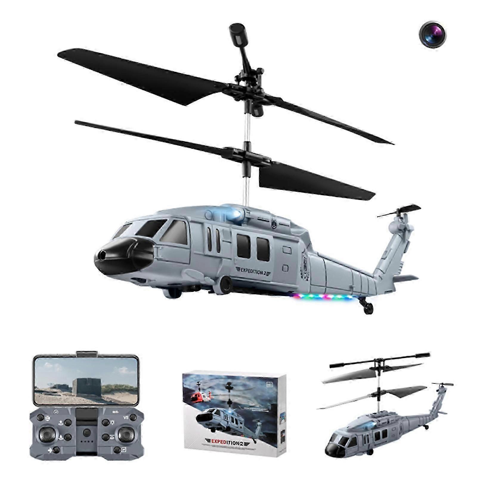 Remote Control Helicopter Obstacle Avoidance With 1080P Camera,2.4GHz 3 ...
