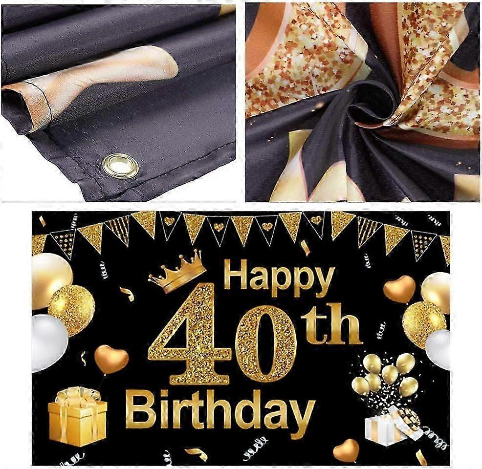 Birthday Background Banner 60th Birthday Backdrop 180 * 120cm Large ...