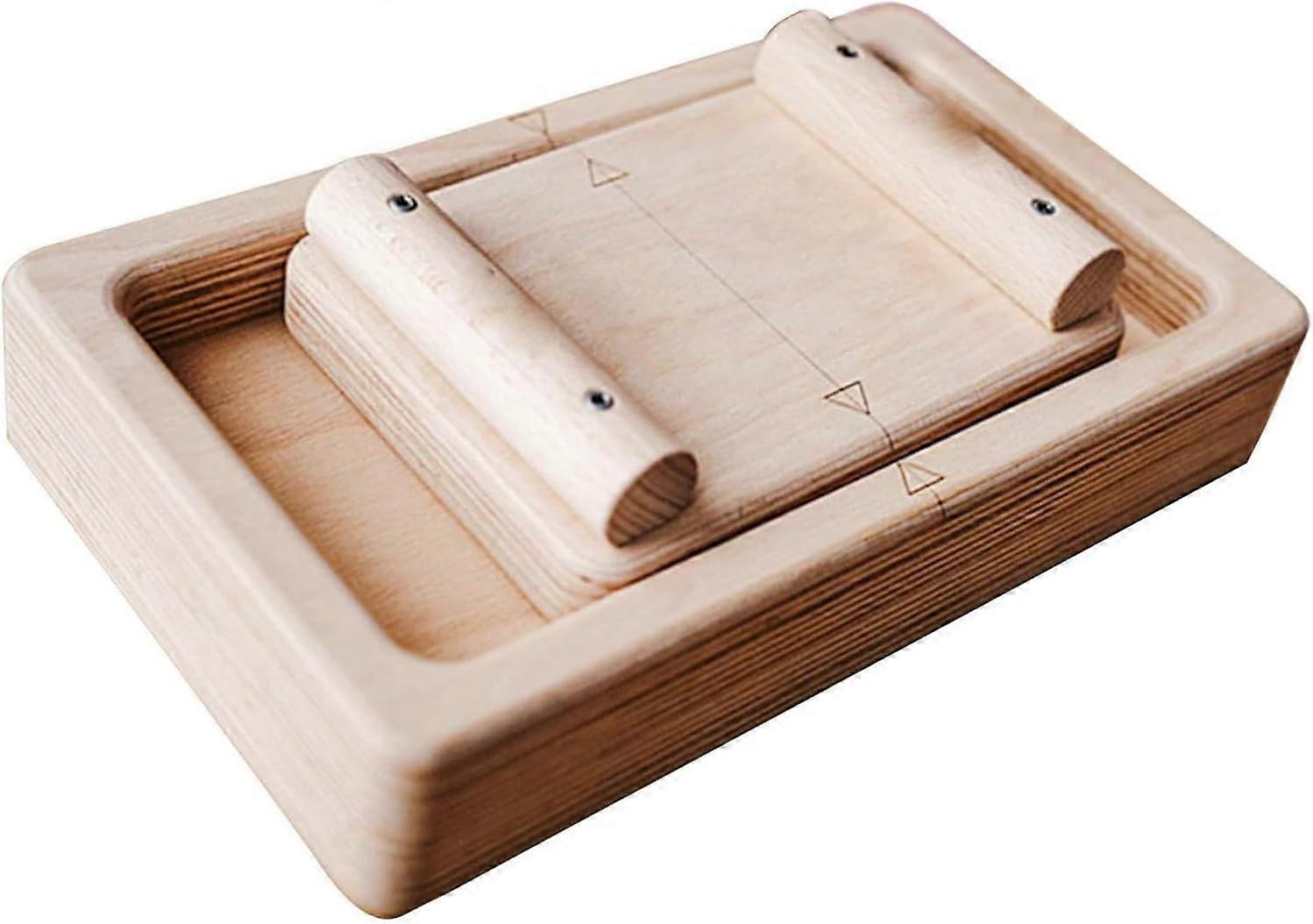 Finger strength trainer, wood, grip strengthener, squeeze block ...