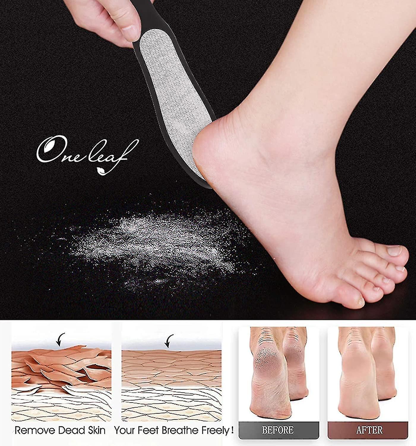 2pcs Professional Pedicure Rasp Foot File Cracked Skin Corns Callus ...