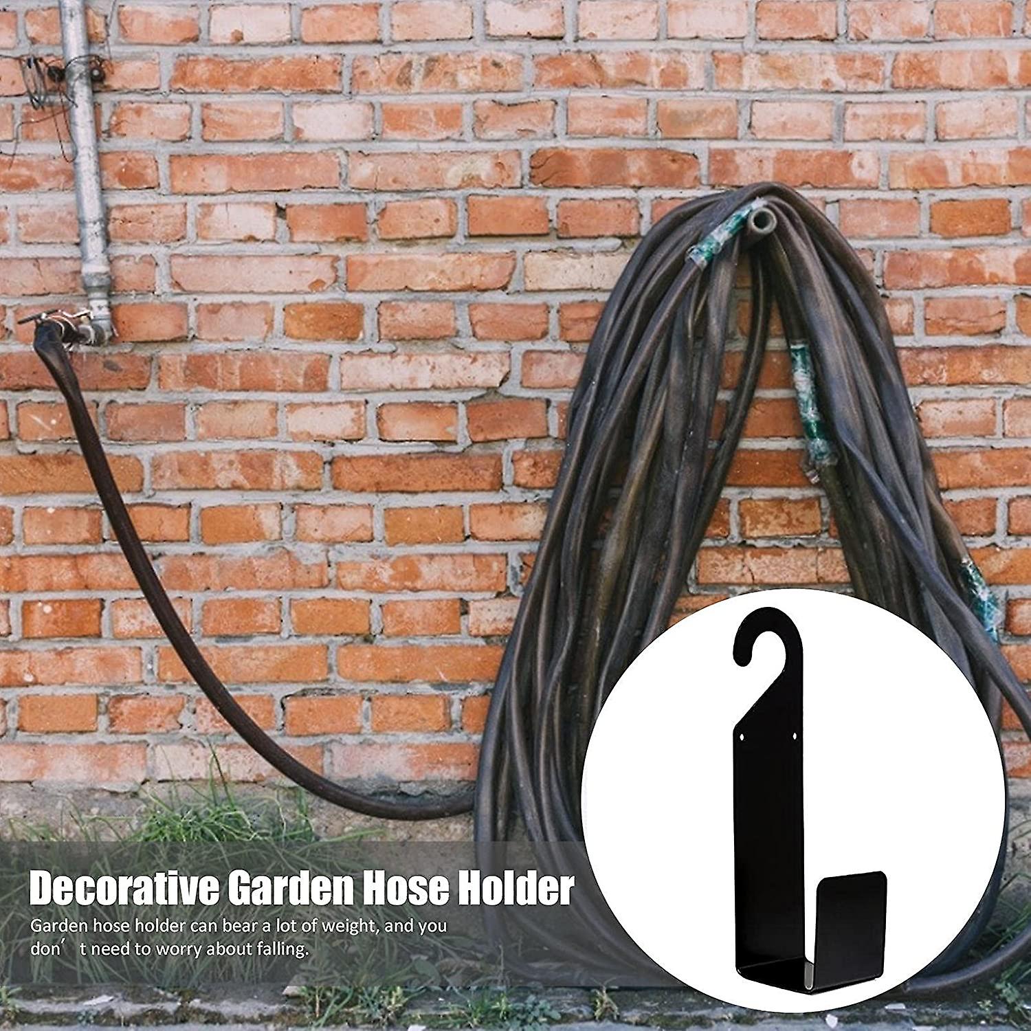 2023 - Wall-mounted Garden Hose Holder, Hose Holder Hook With Screws ...