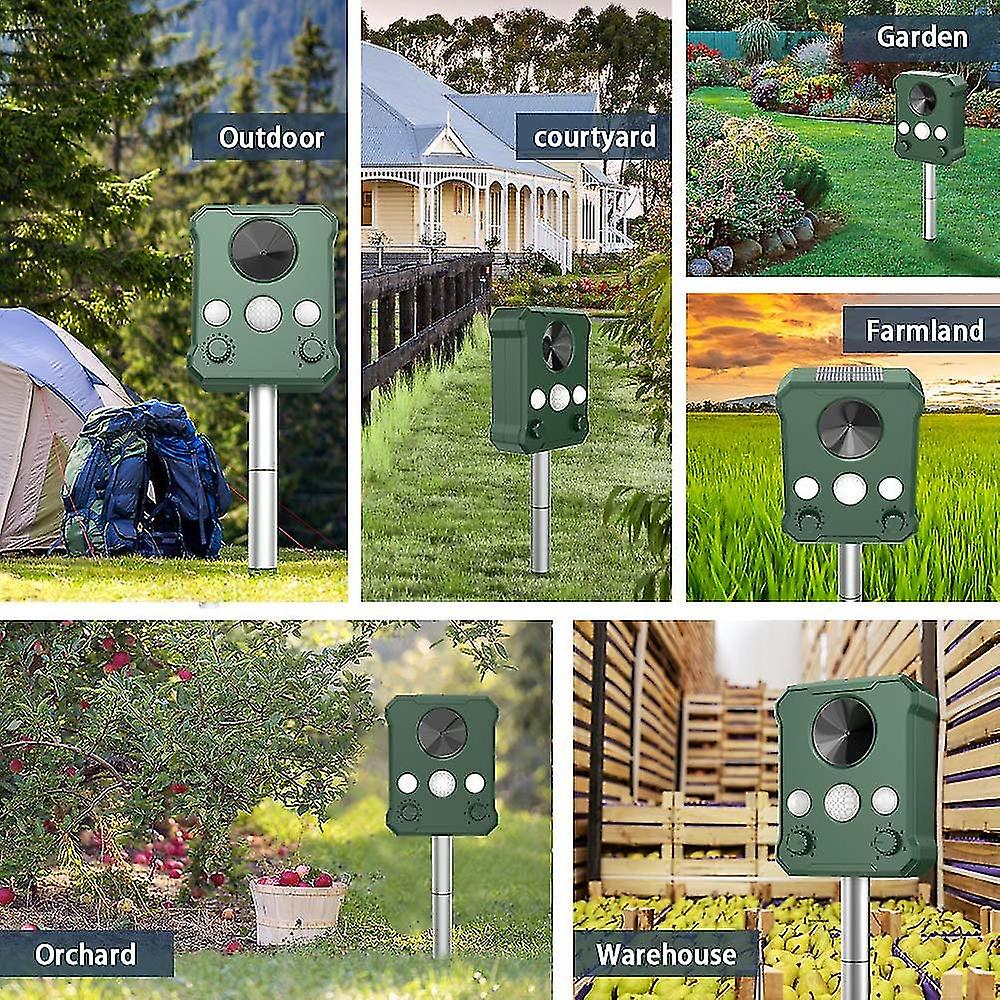 Solar Ultrasonic Repeller Solar Pet Mole Repeller Ip65 Solar Repeller ...