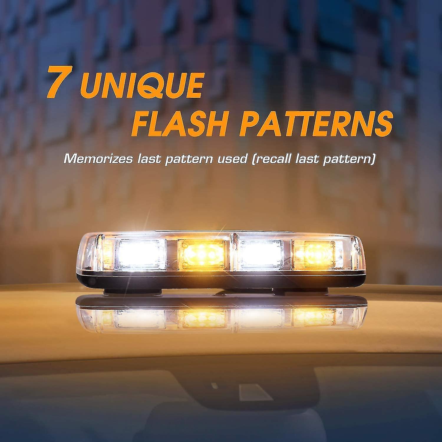 Led Strobe Warning Light -36 Led High Intensity Emergency Flashing ...