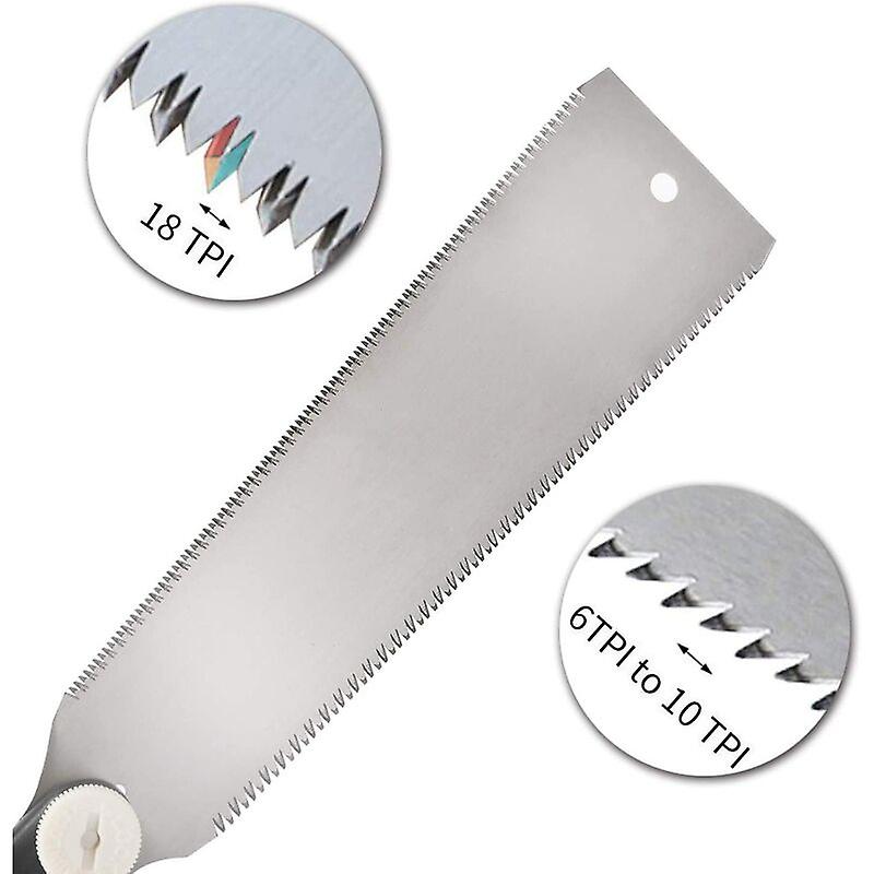 Ryoba Saw Japanese Double Edge Hand Saw - Interchangeable Chainsaw With ...