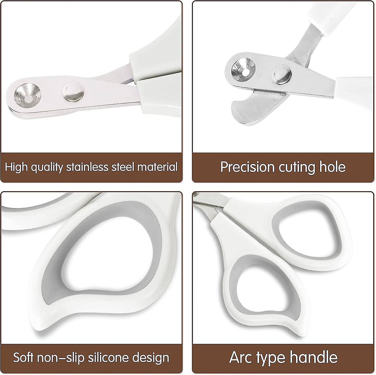 Cat Nail Clippers, Pet Claw Scissors With 2mm Positioning Hole, Pet ...