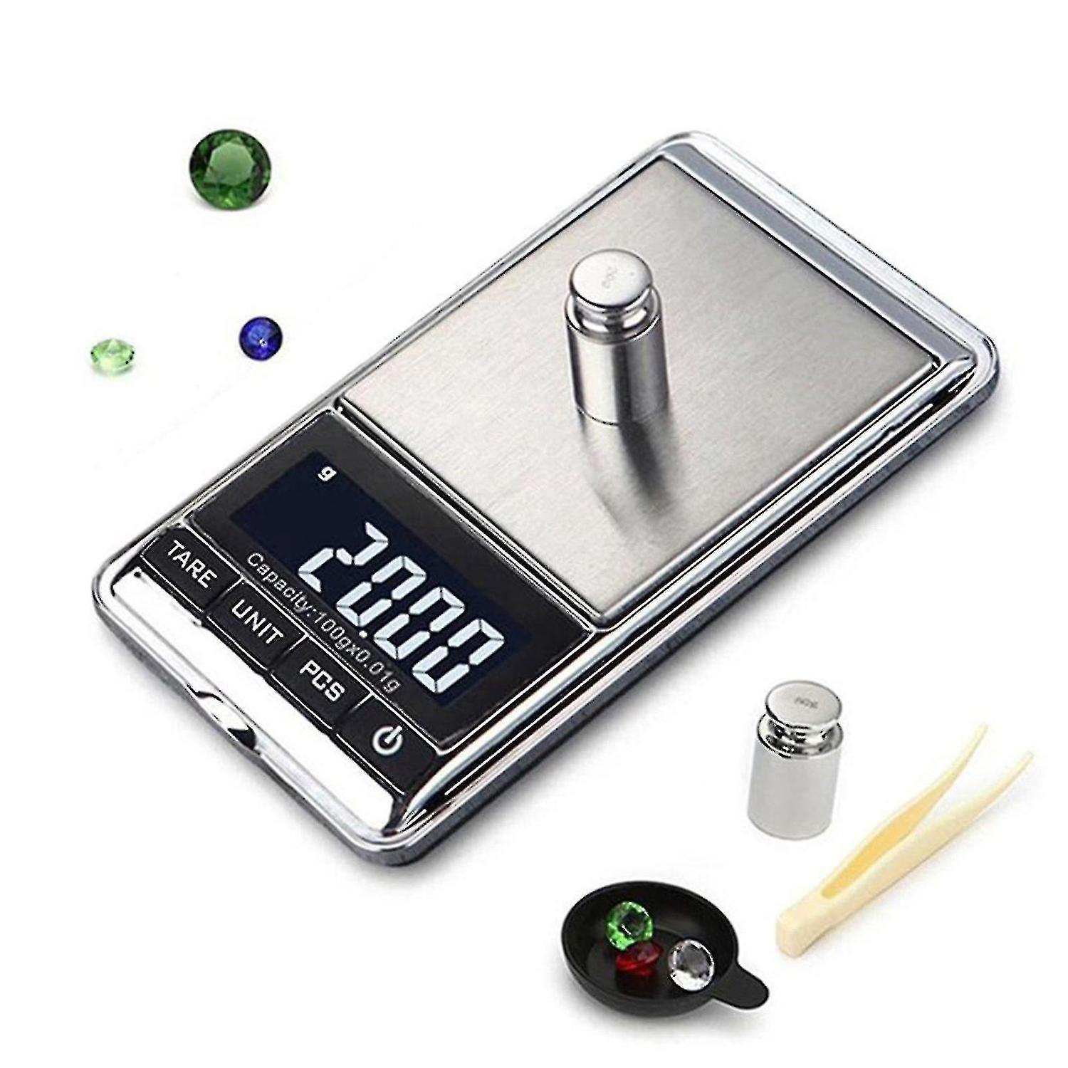 Gold Silver Tester Set Diamond Precious Metal Testing Kit Digital Gram ...