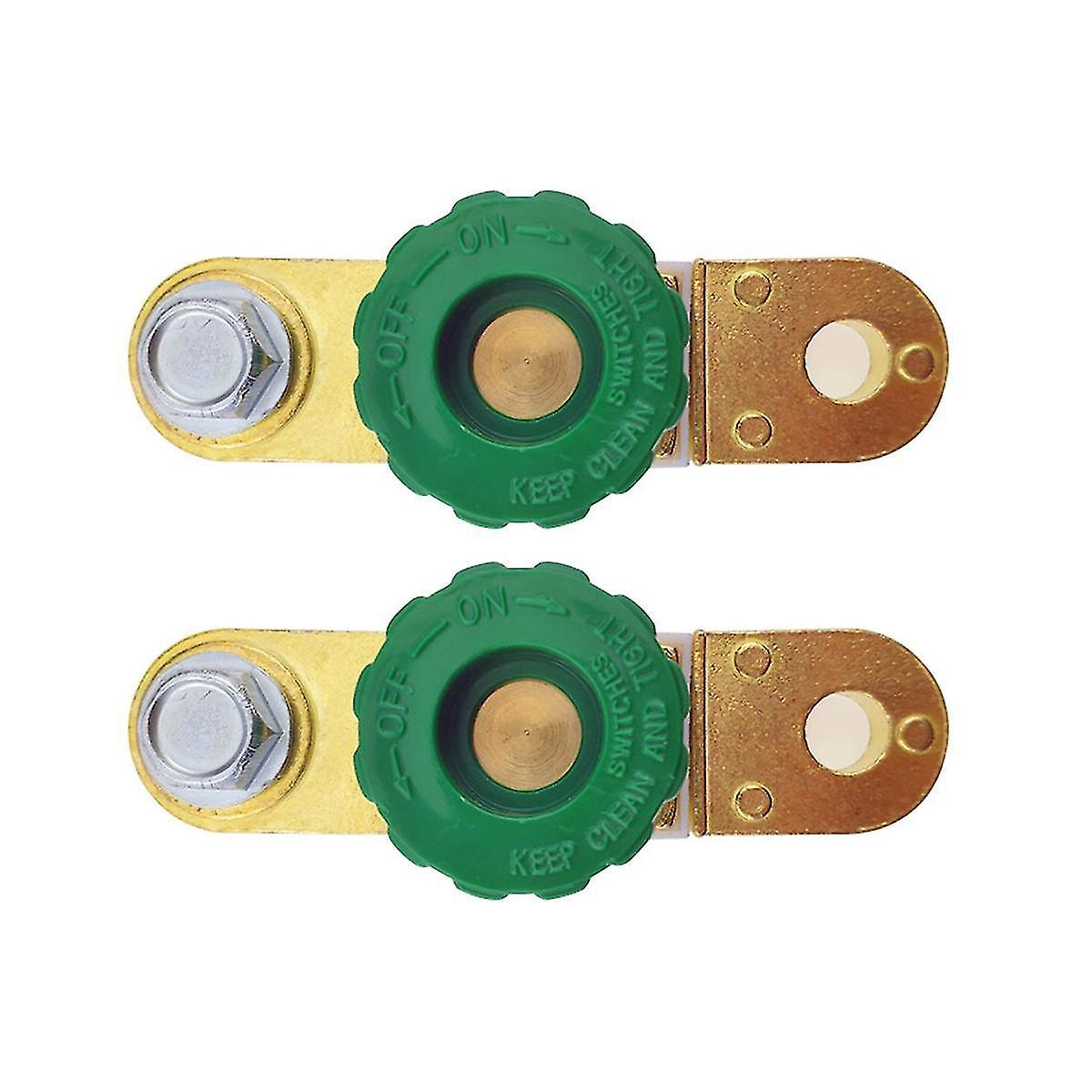 2pcs Battery Switch Power Off Switch Pure Copper Anti-leakage Battery ...