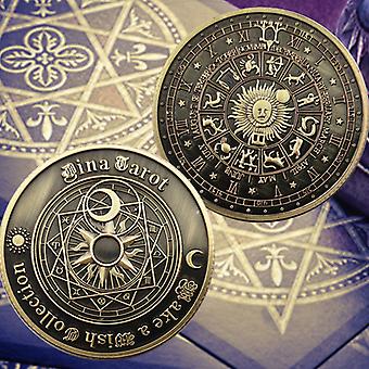 Divination Tarots Commemorative Coin Constellation Feng Shui Auspicious ...