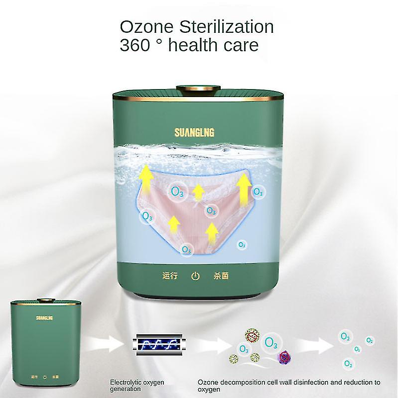 2.5l Mini Washing Machine, Portable Fully Automatic Ultrasonic Cleaning ...