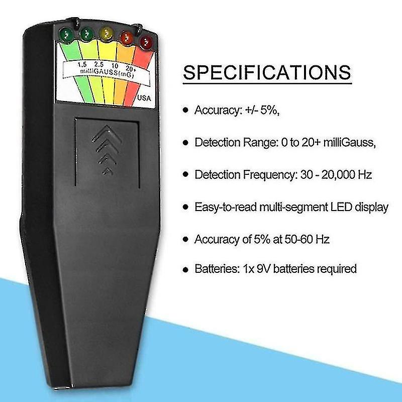 K 2 Emf Ghost Hunting Meter Detector W/sound + Constant On/off Switch ...