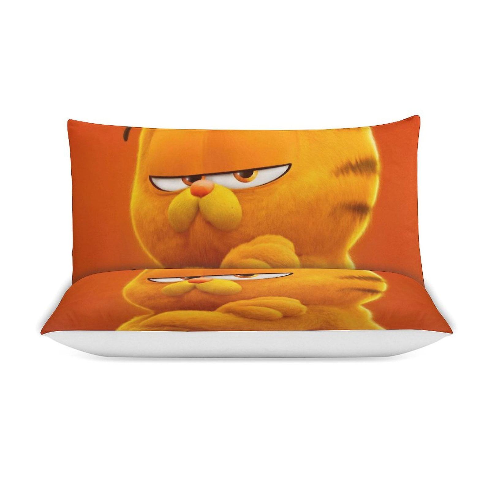 Garfield Bedding Sets Cute Bed Cover Anime Cartoon 3D Printed ...