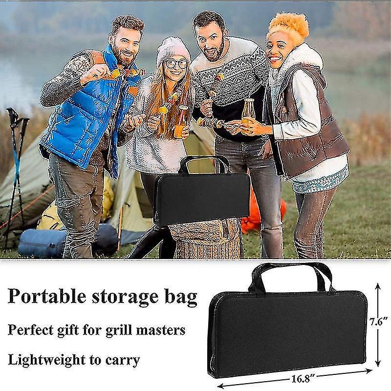 Bbq Tools Gift Set Extra Thick Stainless Steel Grill With Bbq Accessory ...