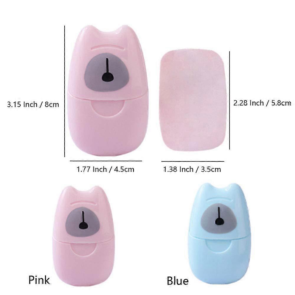 4 Boxs (200 Sheets) Mini Portable Travel Soap Paper Sheets Disposable ...