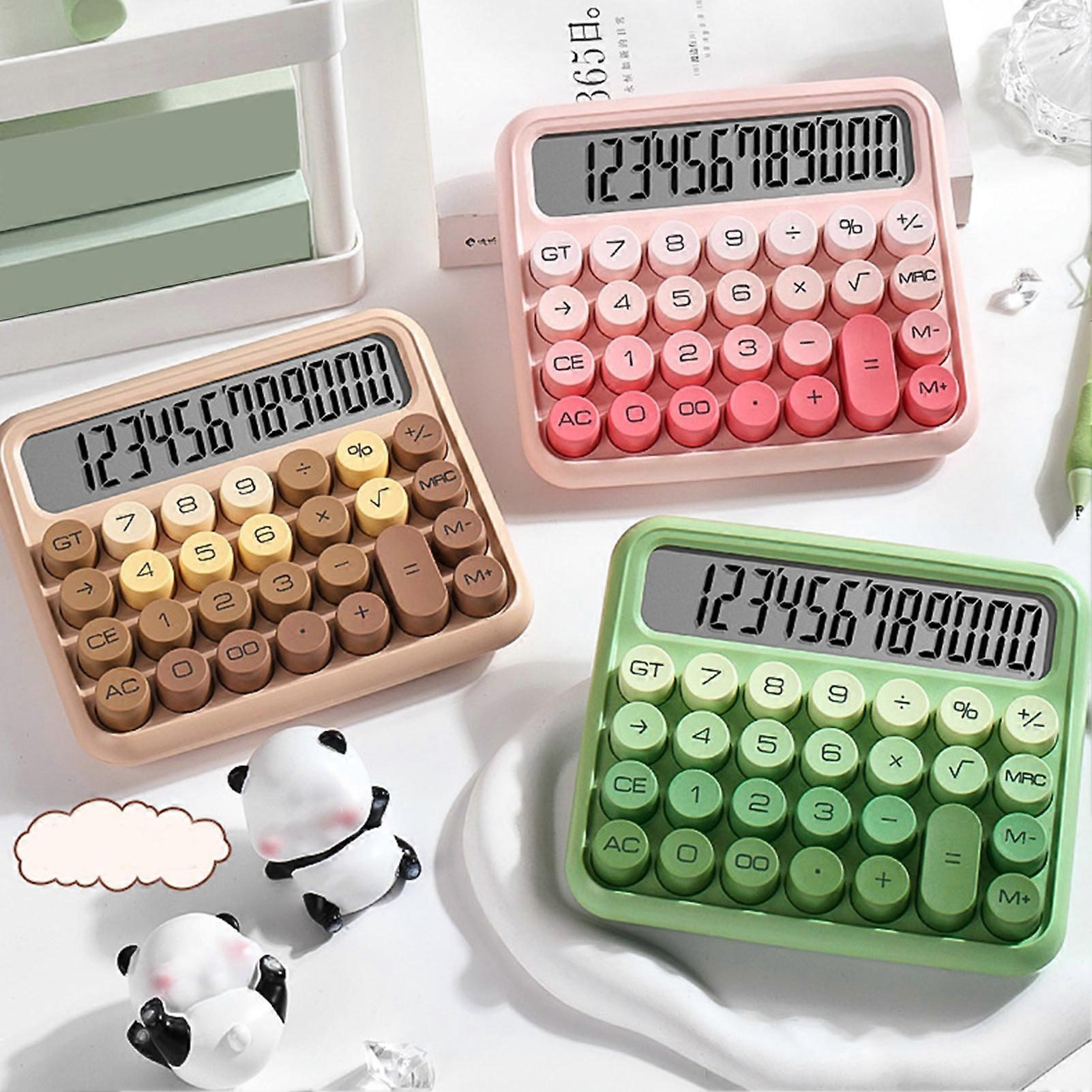 Large Calculator Silent 12 Digits Big Buttons Large LCD Display ...