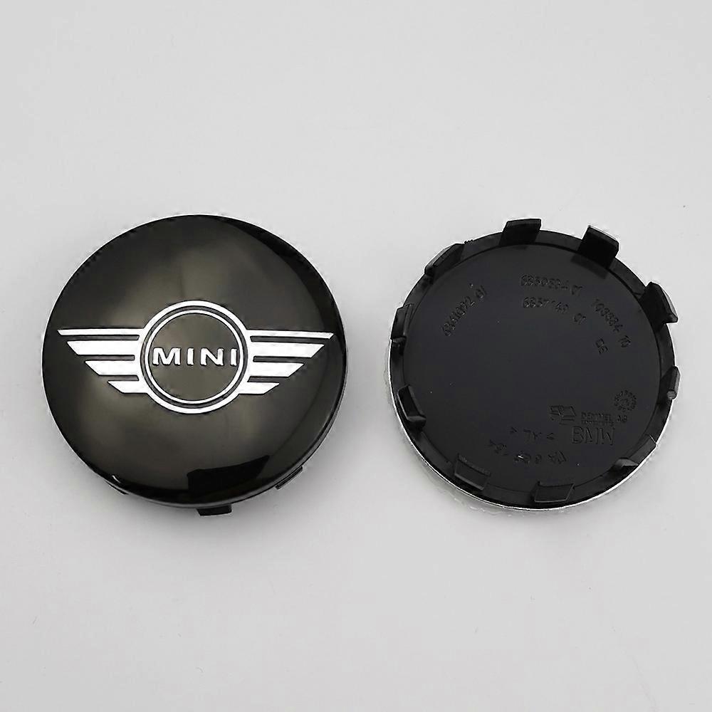 4pcs 56mm Black Red Auto Wheel Center Cap Logo Hub Covers Badge Emblem ...