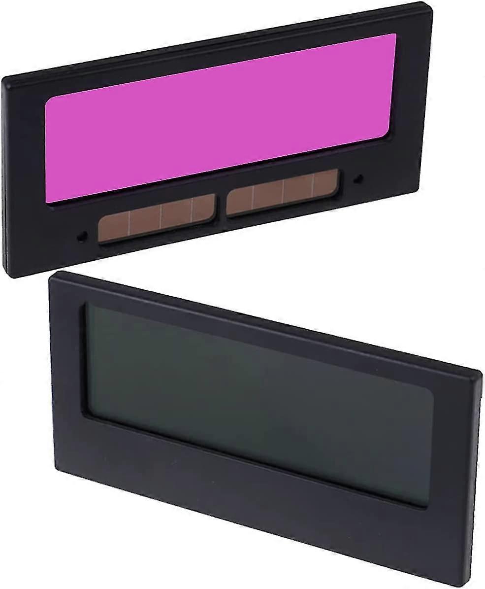 2 Pack Solar Welding Filter Lens Auto Darkening Welding Helmet Lens ...