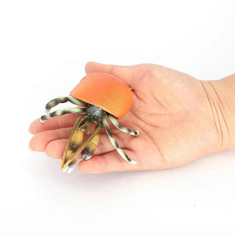 Simulated Sea Life Animals Hermit Crab Figurines Realistic Sea Creature ...