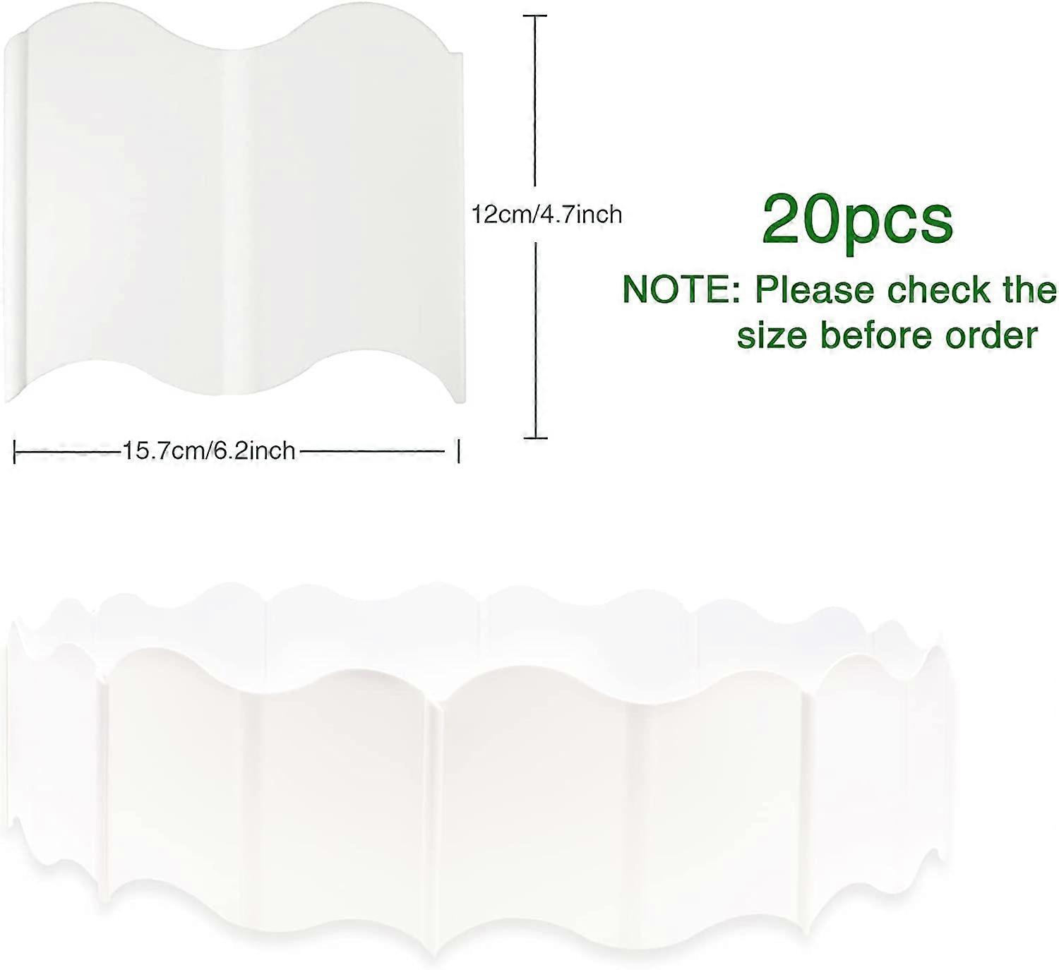 Garden Edging Border, Garden Landscape Edging Borders, 20pcs Plastic ...