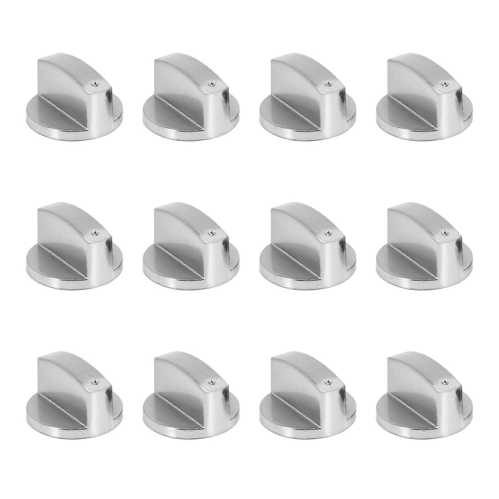 Stoves Cooker Knobs,Oven Knob(12Pcs),6mm Universal Silver Gas Stove ...