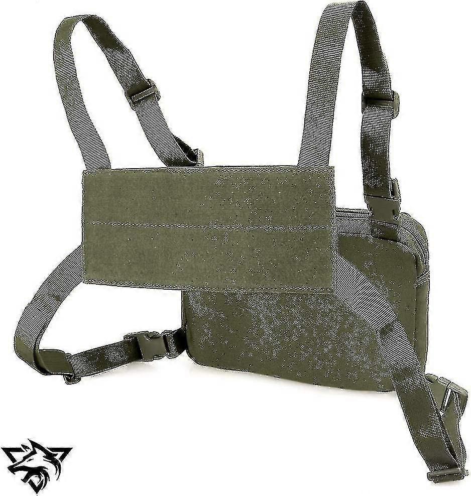 Recon Kit Bag, Tactical Combat Chest Pack Molle Vest Bags Front Pouch ...