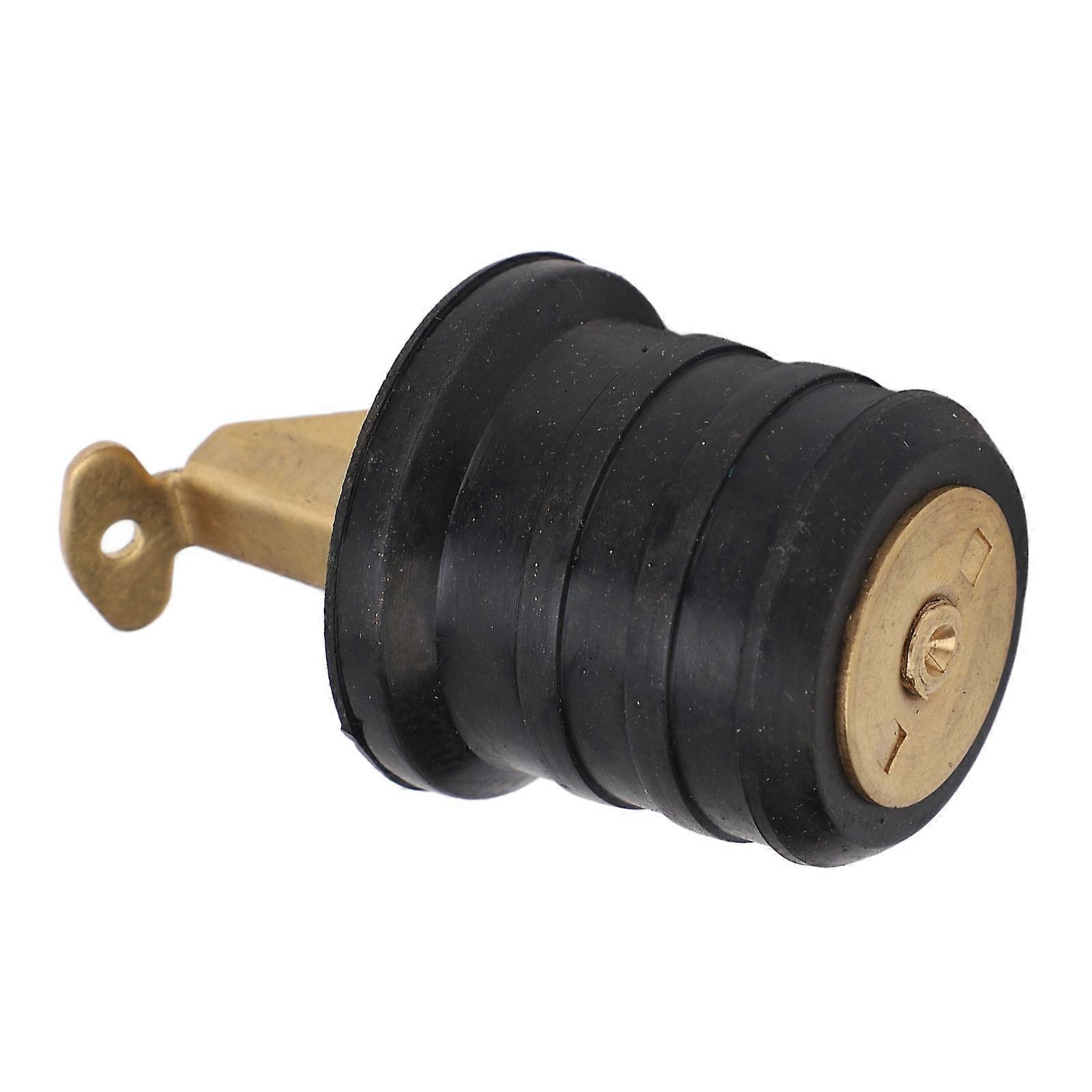 Boat Live Well Plug Brass Livewell Bait Well Drain Plug Tight Sealing ...