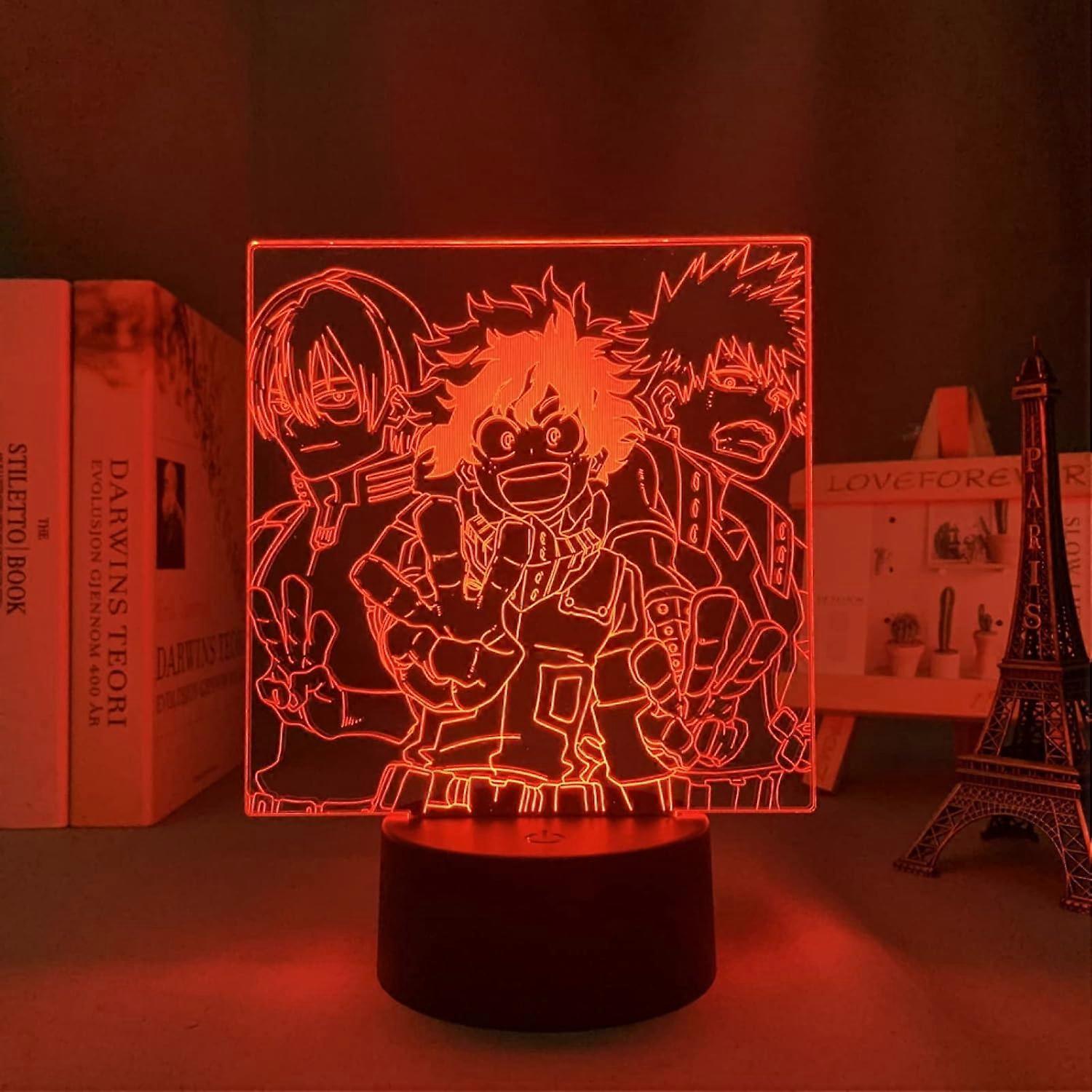 SBSG My Hero Academia Lamp, My Hero Academia Birthday Decorations ...