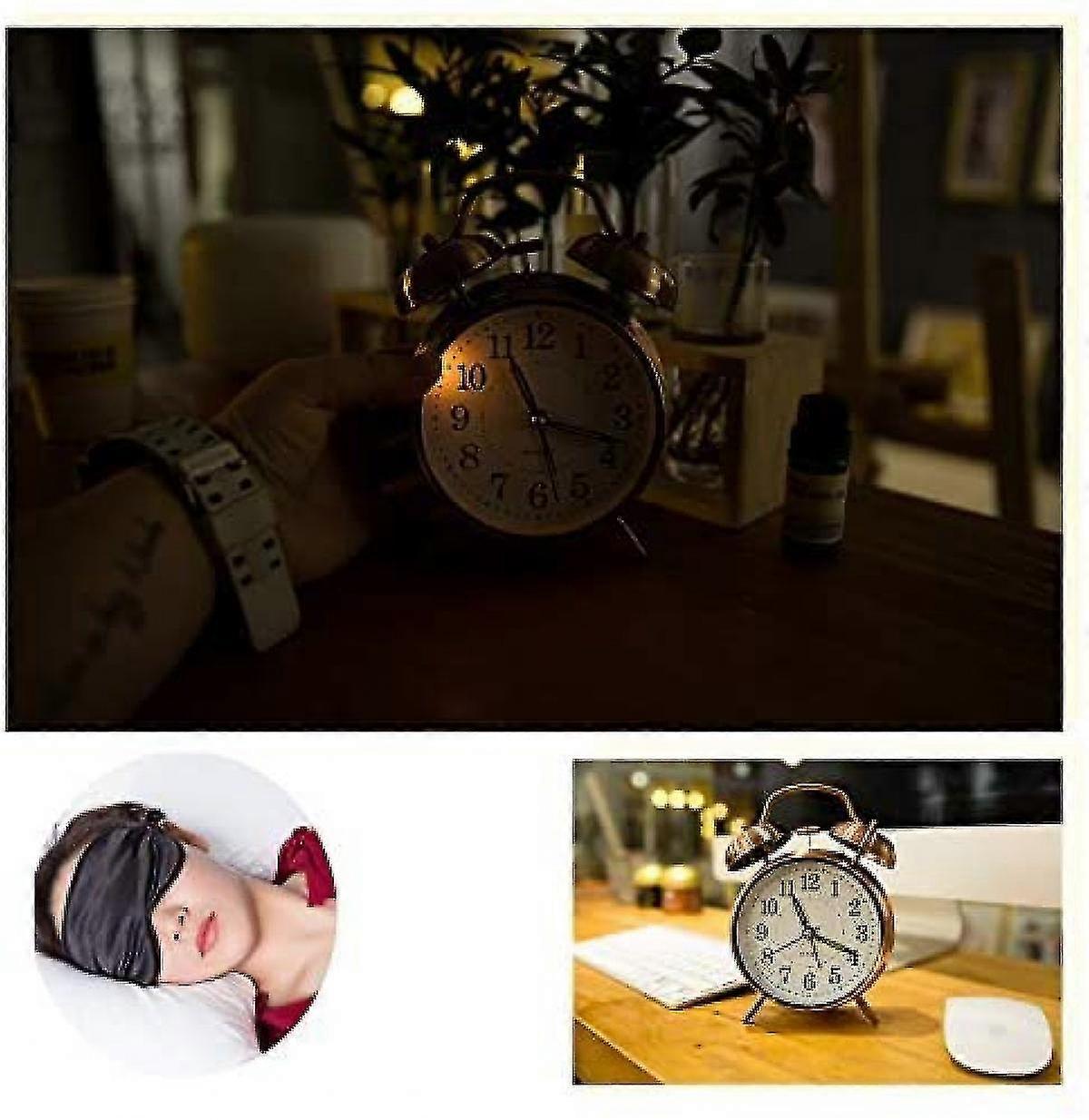 [loud Sound For Deep Sleepers] 4'' Twin Bell Alarm Clock With Backlight ...