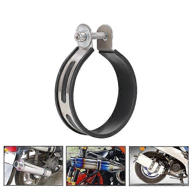 Exhaust Pipe Bracket, Universal Stainless Steel Motorcycle Exhaust ...