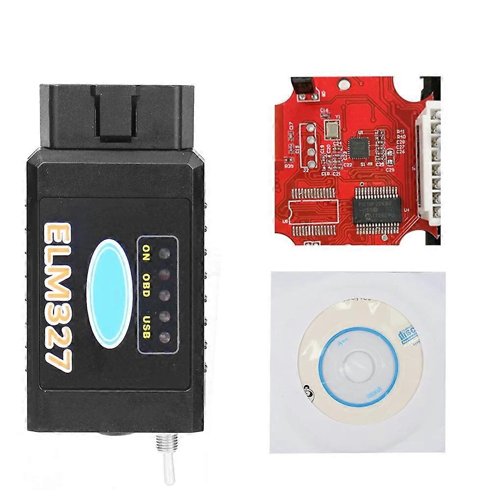 ELM327 USB V1.5 FTDI FT232RL + PIC18F25K80 Chip Code Reader for Ford HS ...