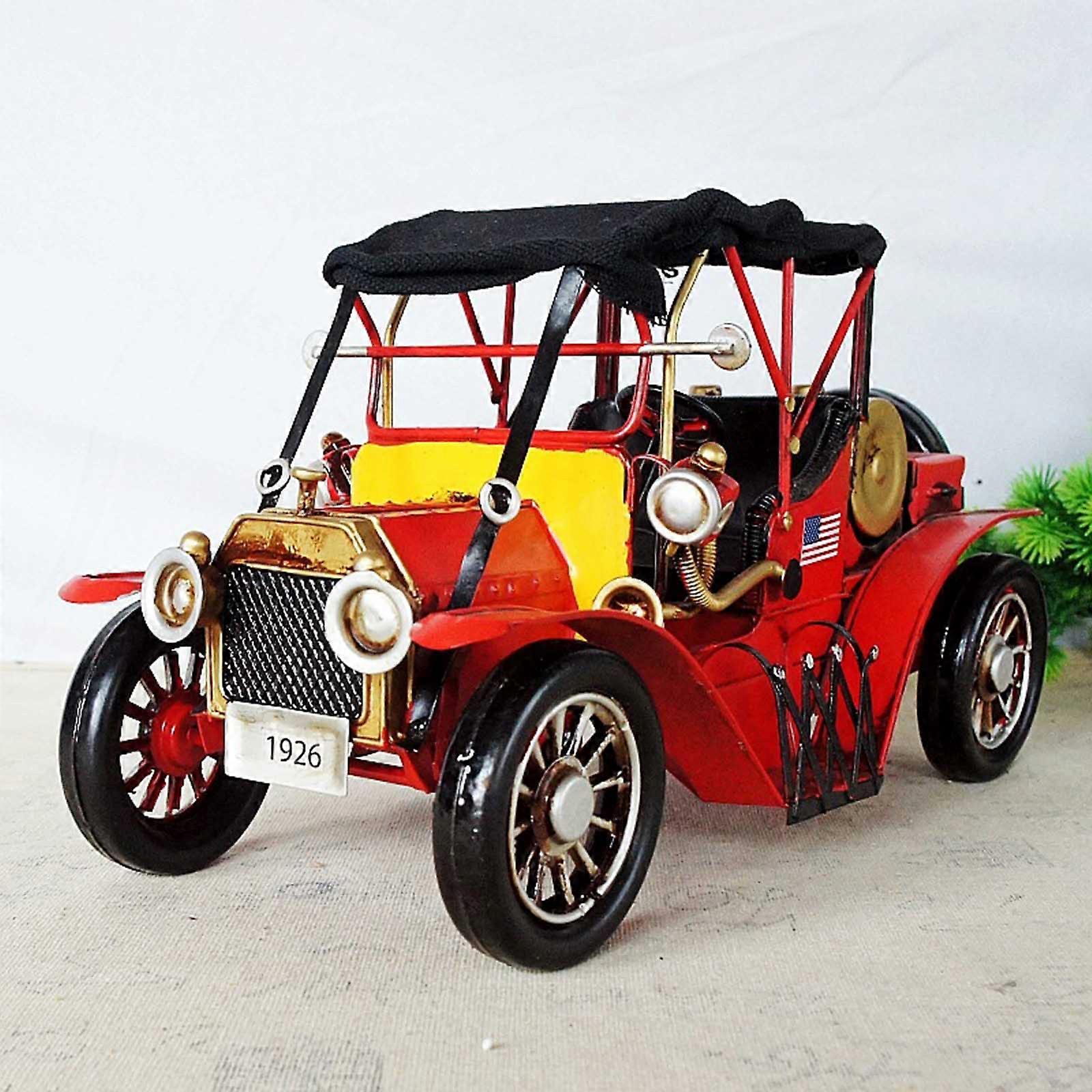 Classic Car Handmade Retro Car Table Decoration for Home Desk Ornament ...