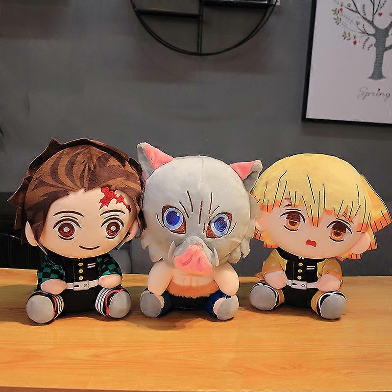 1pc 20/30cm Cartoon Demon Plush Toys Kawaii Kamado Tanjirou Agatsuma ...