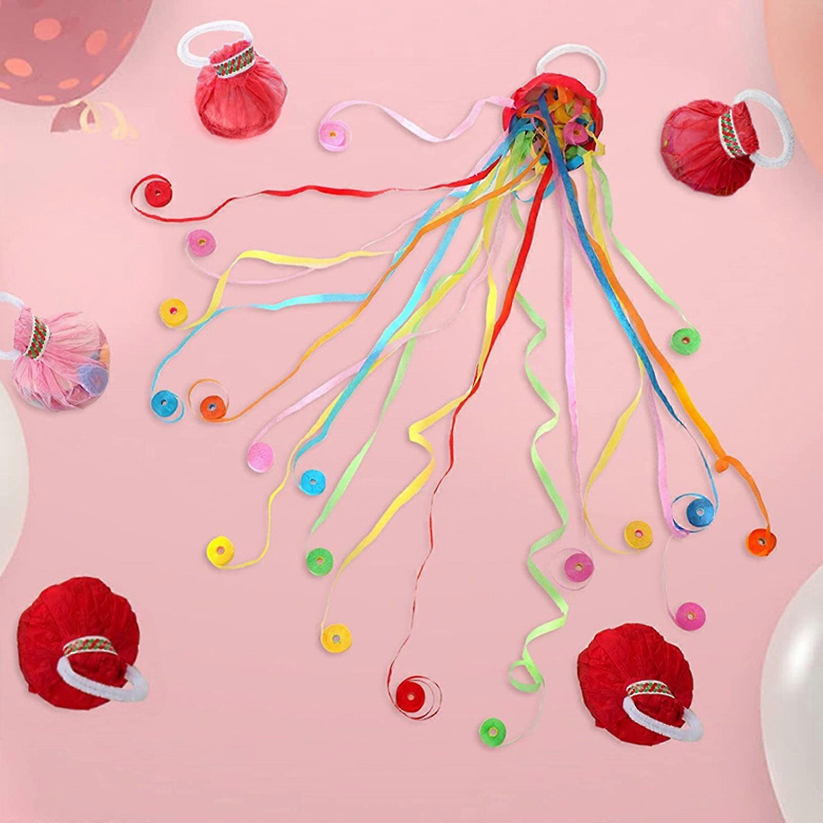 10-20Pack Streamers Poppers Hand Throw Streamers No Mess Confetti ...